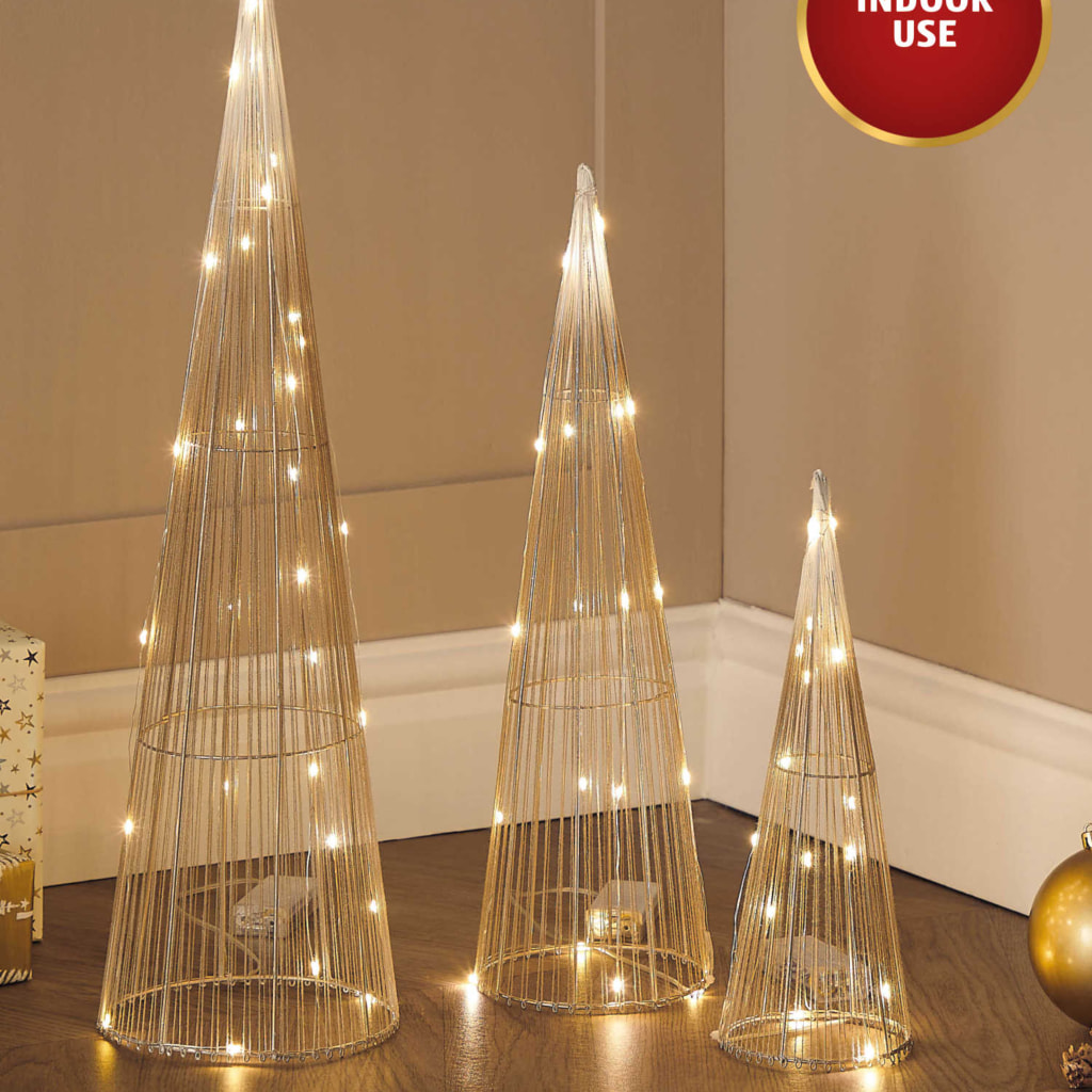 multiPROMOS - Silver Light Up Obelisks 3 Pack